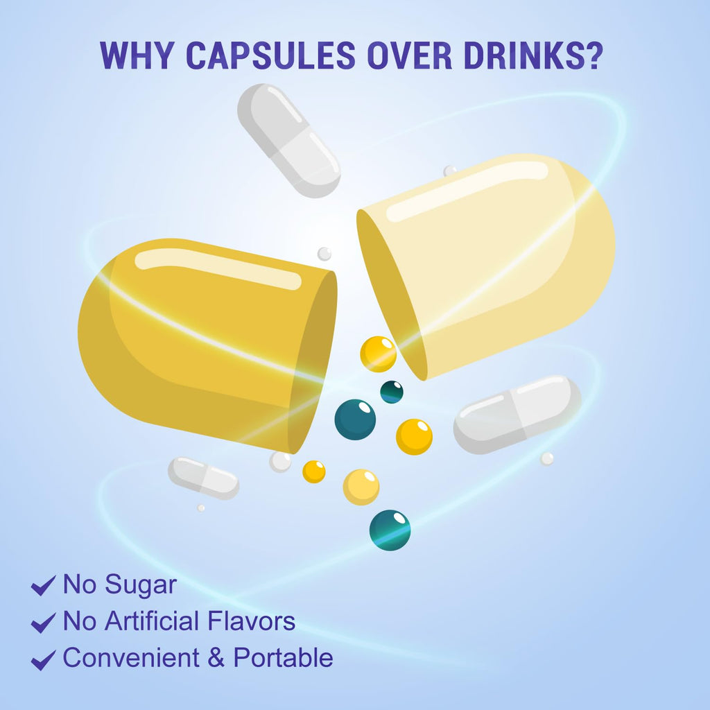 easy-to-swallow electrolyte capsules for convenience