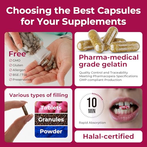 easy-to-swallow empty capsules