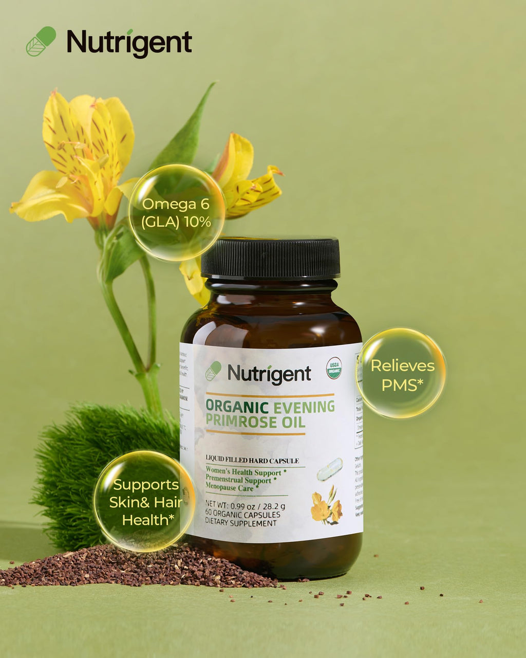 easy-to-swallow evening primrose capsules