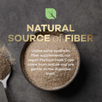 Easy-to-swallow fiber capsules