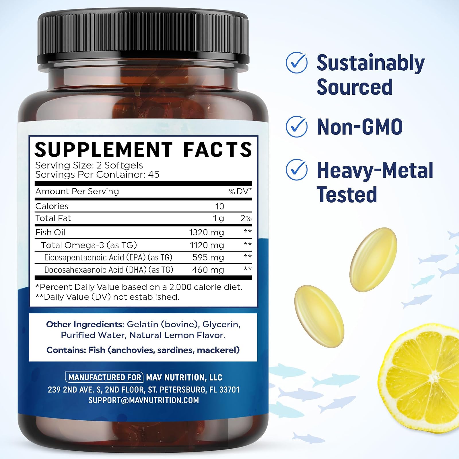 easy to swallow fish oil