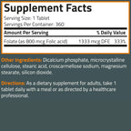 easy to swallow folate capsules