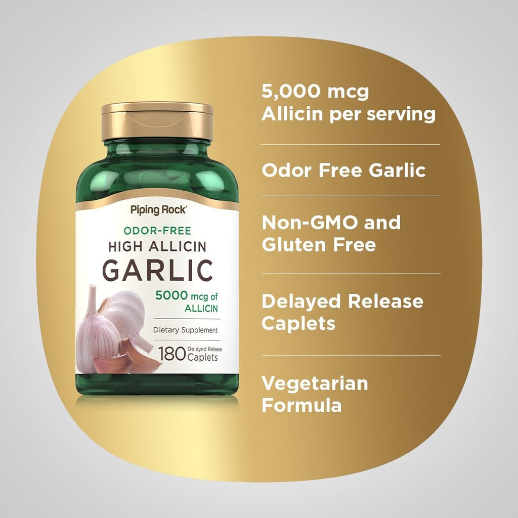 easy to swallow garlic caplets