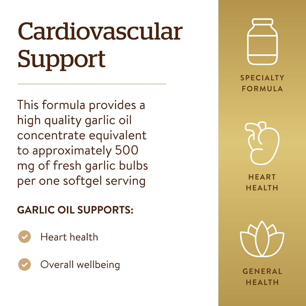 easy-to-swallow garlic oil capsules