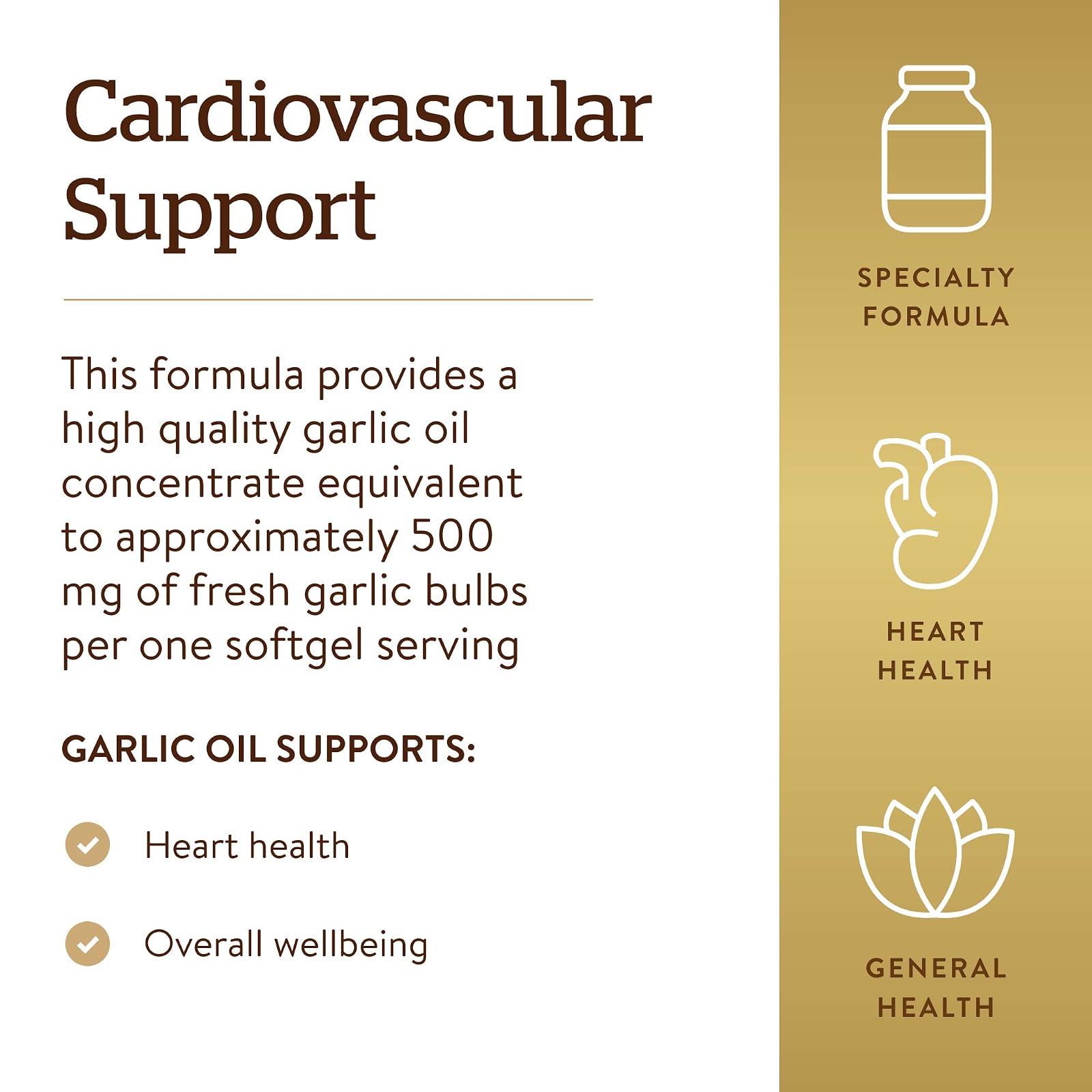 easy-to-swallow garlic oil capsules