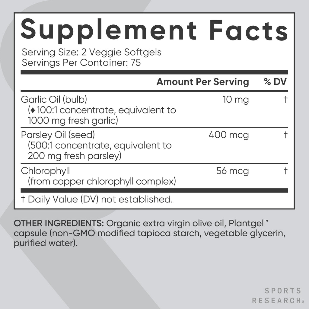 easy-to-swallow garlic plantgel capsules