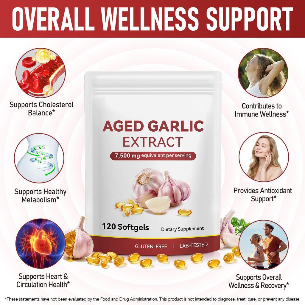 easy-to-swallow garlic softgels for convenience