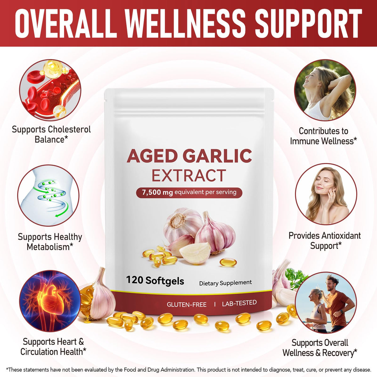 easy-to-swallow garlic softgels for convenience