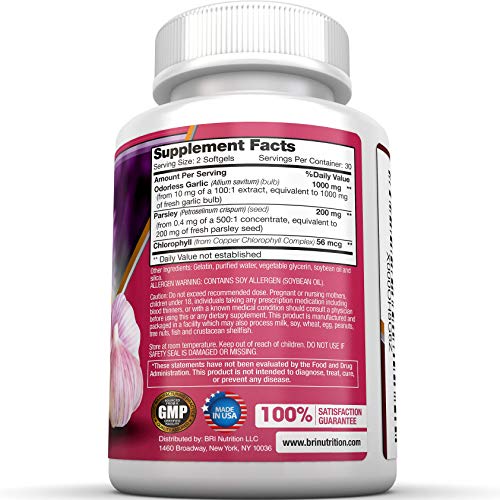 easy to swallow garlic softgels