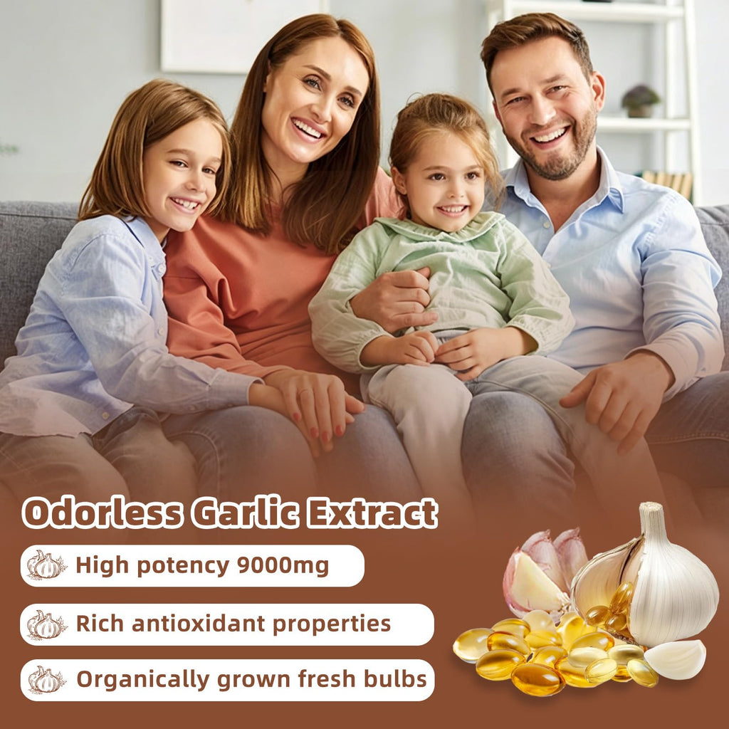 easy to swallow garlic softgels
