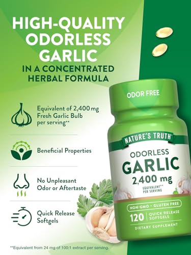 easy-to-swallow garlic softgels