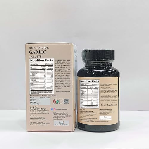 easy-to-swallow garlic tablets