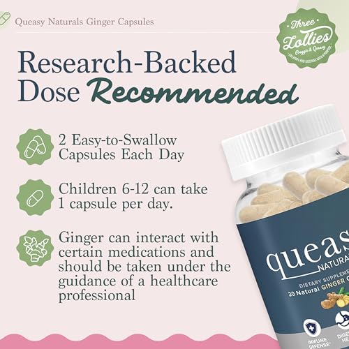 easy-to-swallow ginger capsules
