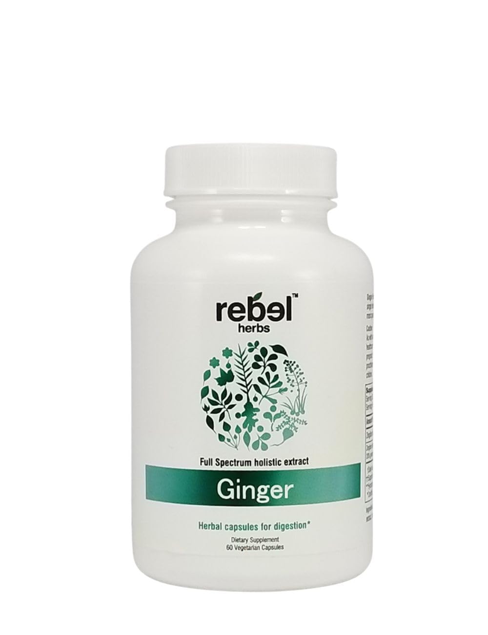 easy-to-swallow ginger root capsules