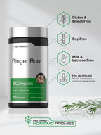 easy-to-swallow ginger root capsules