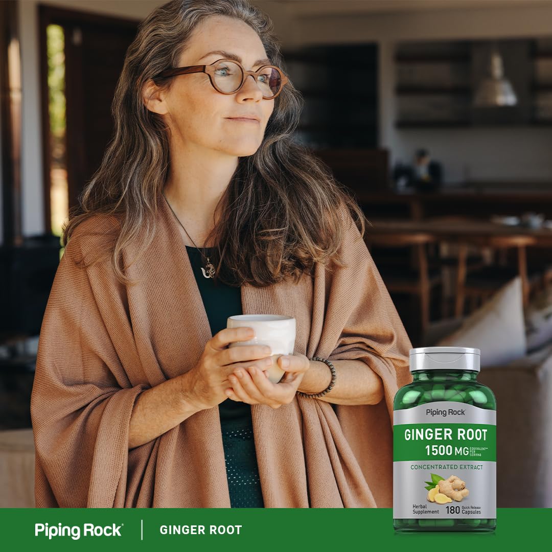 easy-to-swallow ginger root capsules