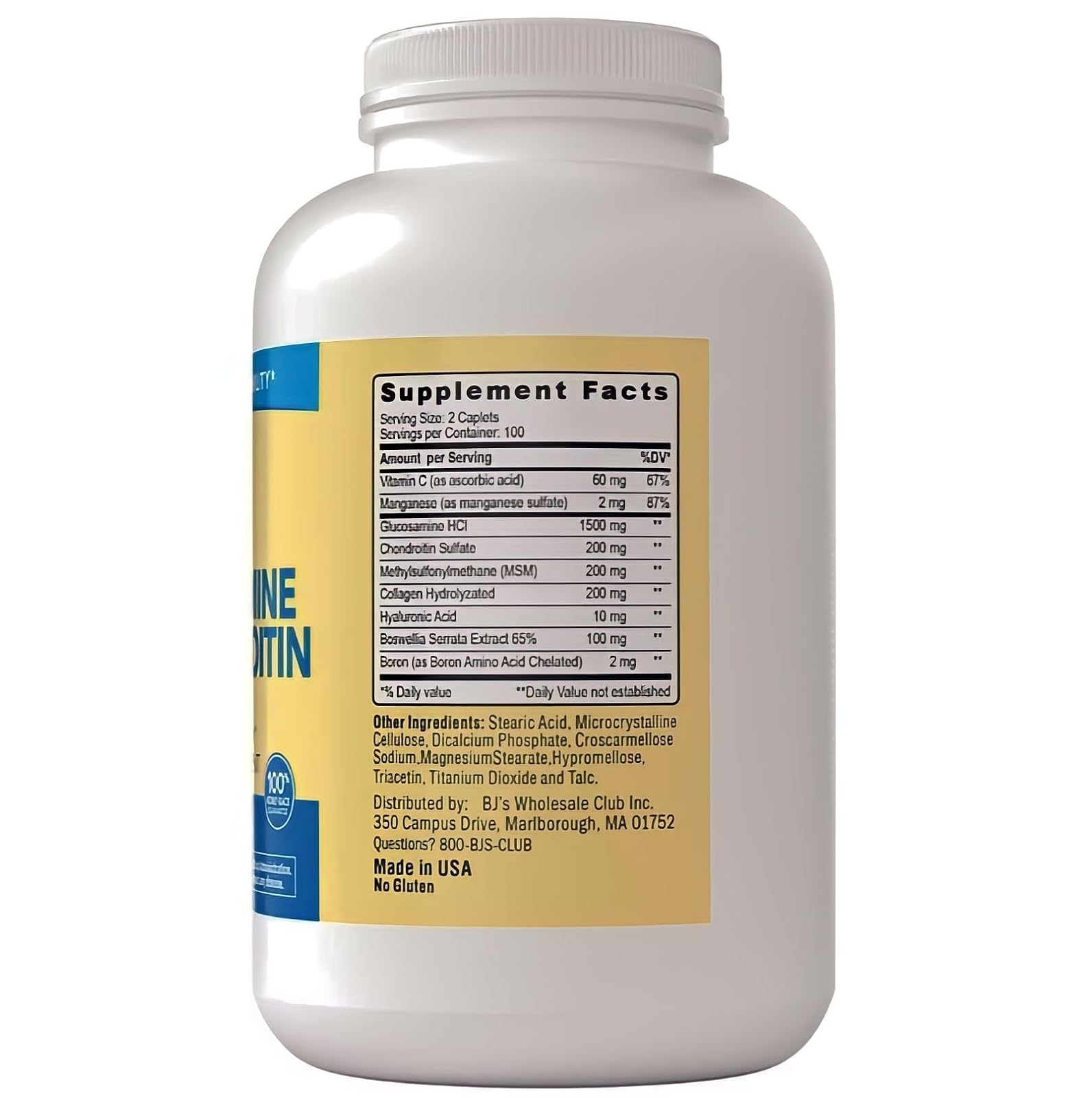 easy to swallow glucosamine caplets