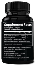 easy-to-swallow glutathione softgels