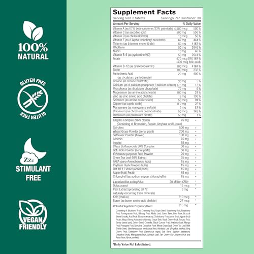 easy-to-swallow green tablets