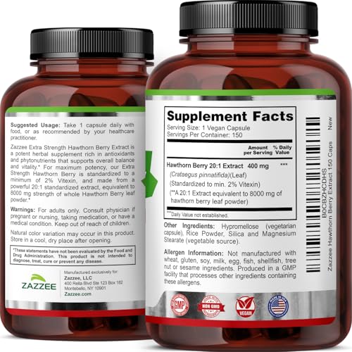 easy-to-swallow hawthorn vegan capsules
