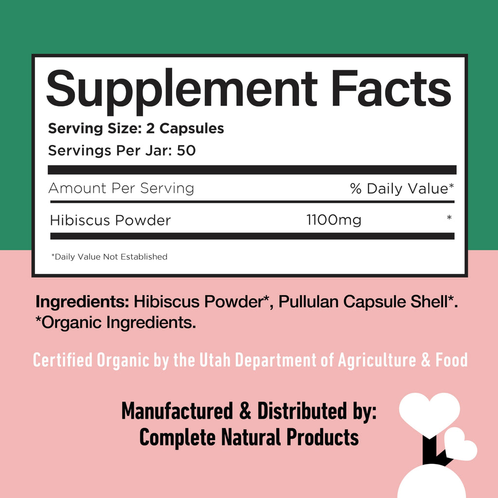easy-to-swallow hibiscus capsules
