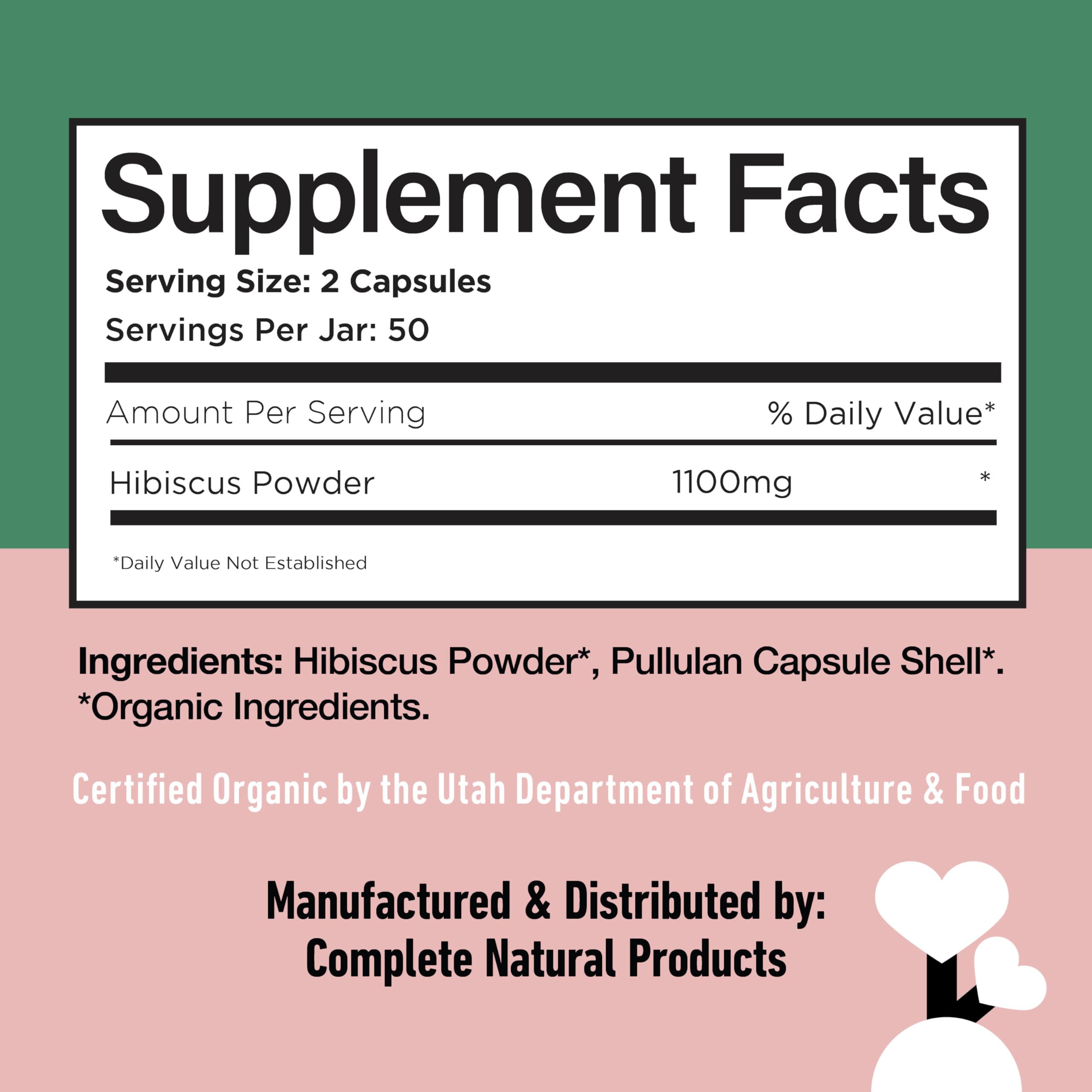 easy-to-swallow hibiscus capsules