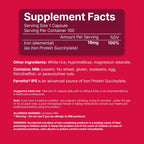 easy-to-swallow iron capsules