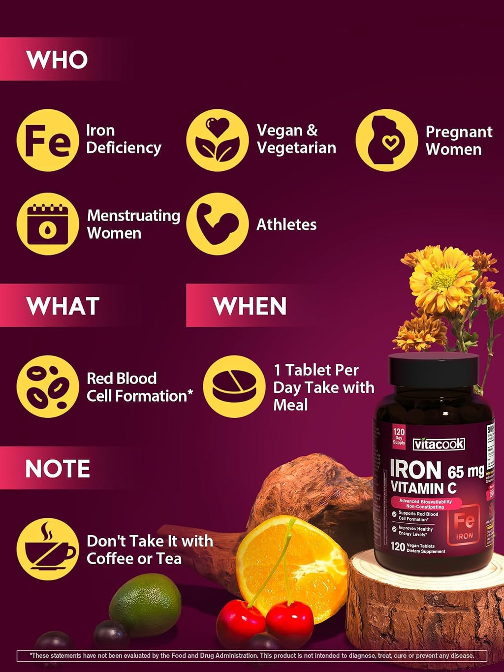 easy to swallow iron tablets