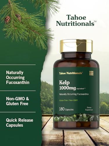 easy-to-swallow kelp supplement capsules