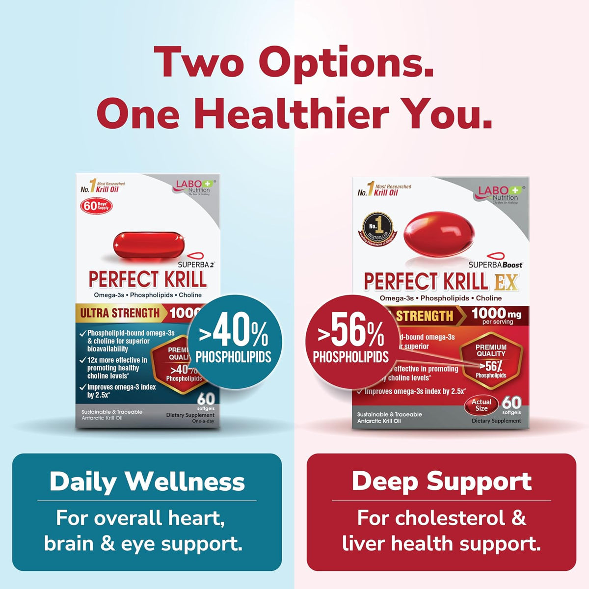 easy-to-swallow krill oil capsules
