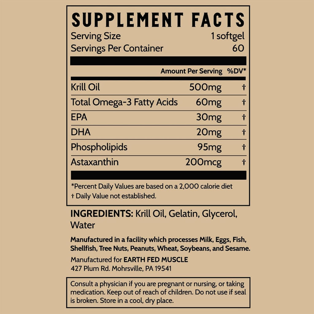 easy-to-swallow krill oil capsules