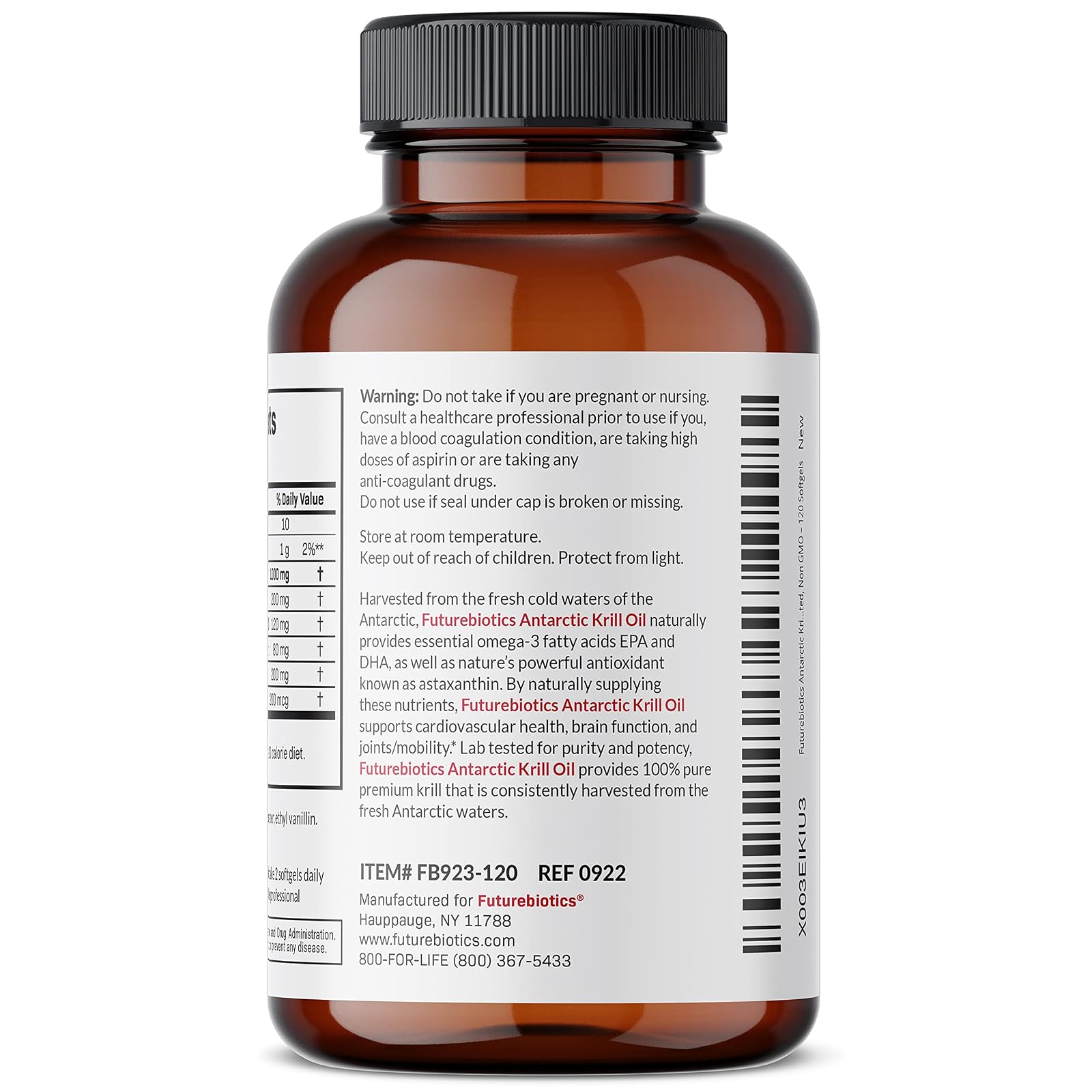 Easy-to-swallow krill oil capsules