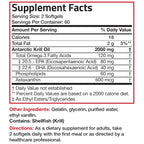 easy-to-swallow krill oil softgels
