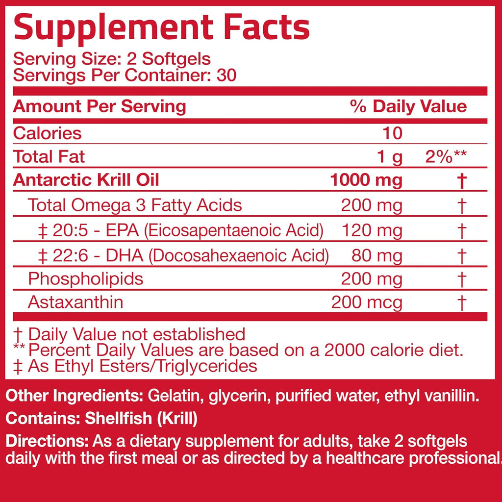 Easy to swallow krill oil softgels