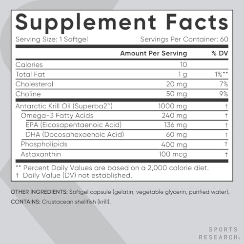 easy to swallow krill oil softgels