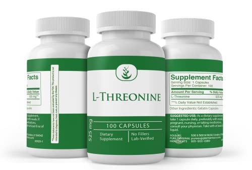 easy to swallow L-Threonine capsules