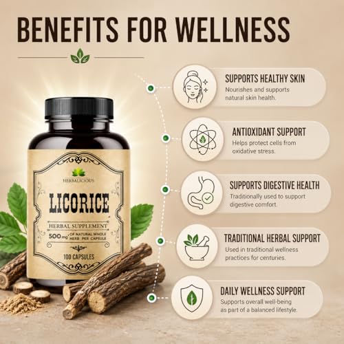 easy-to-swallow licorice root pills