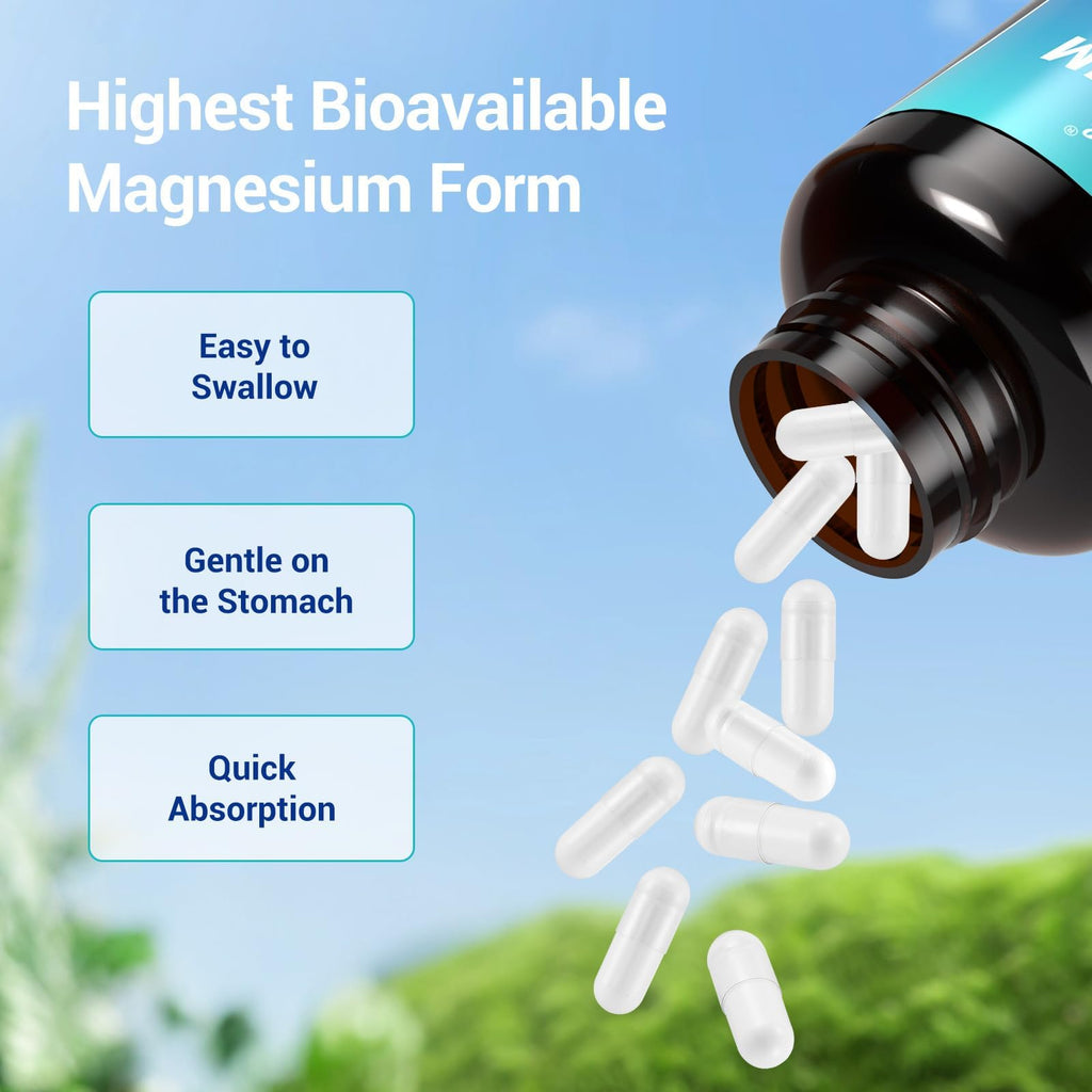 Easy-to-swallow magnesium capsules for daily use