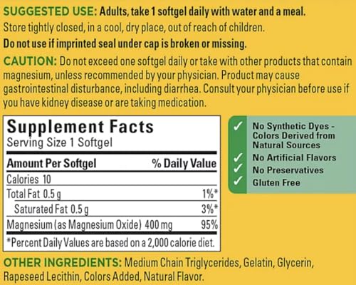 easy to swallow magnesium capsules