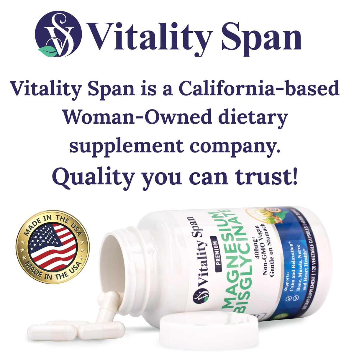easy to swallow magnesium capsules