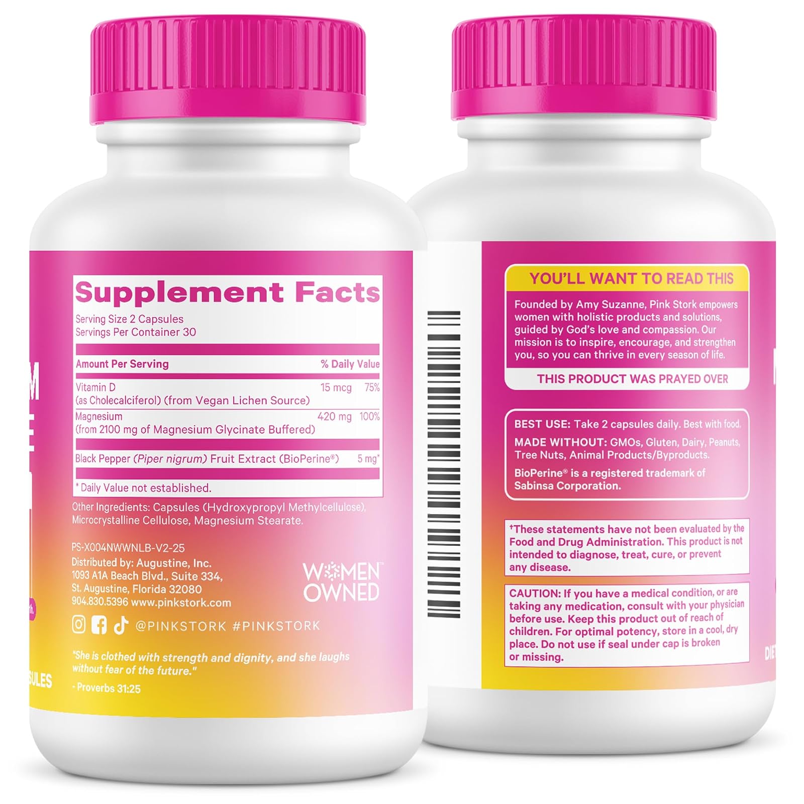 easy-to-swallow magnesium capsules