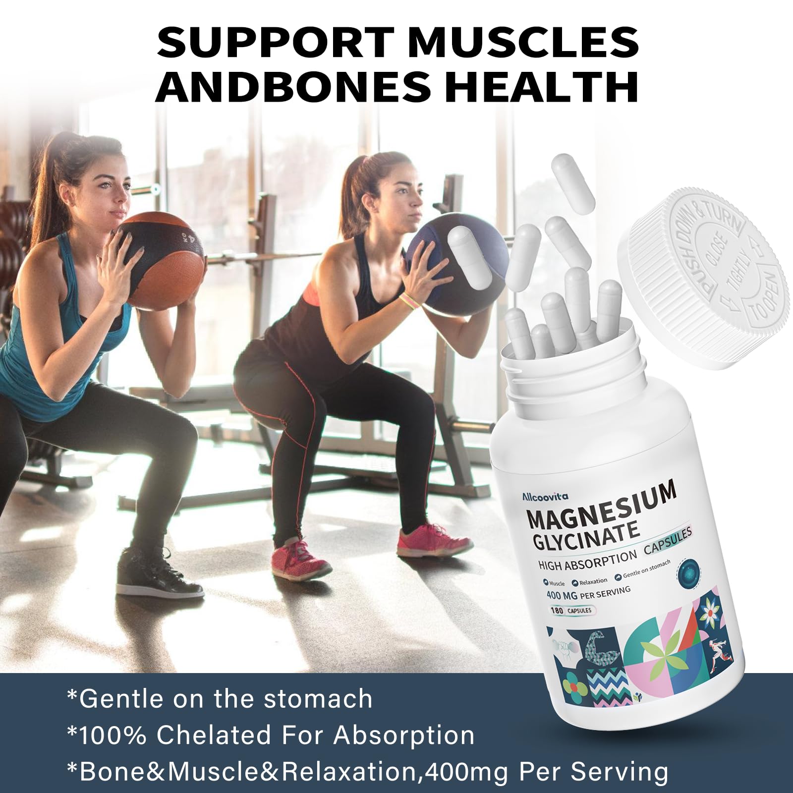 easy to swallow magnesium capsules