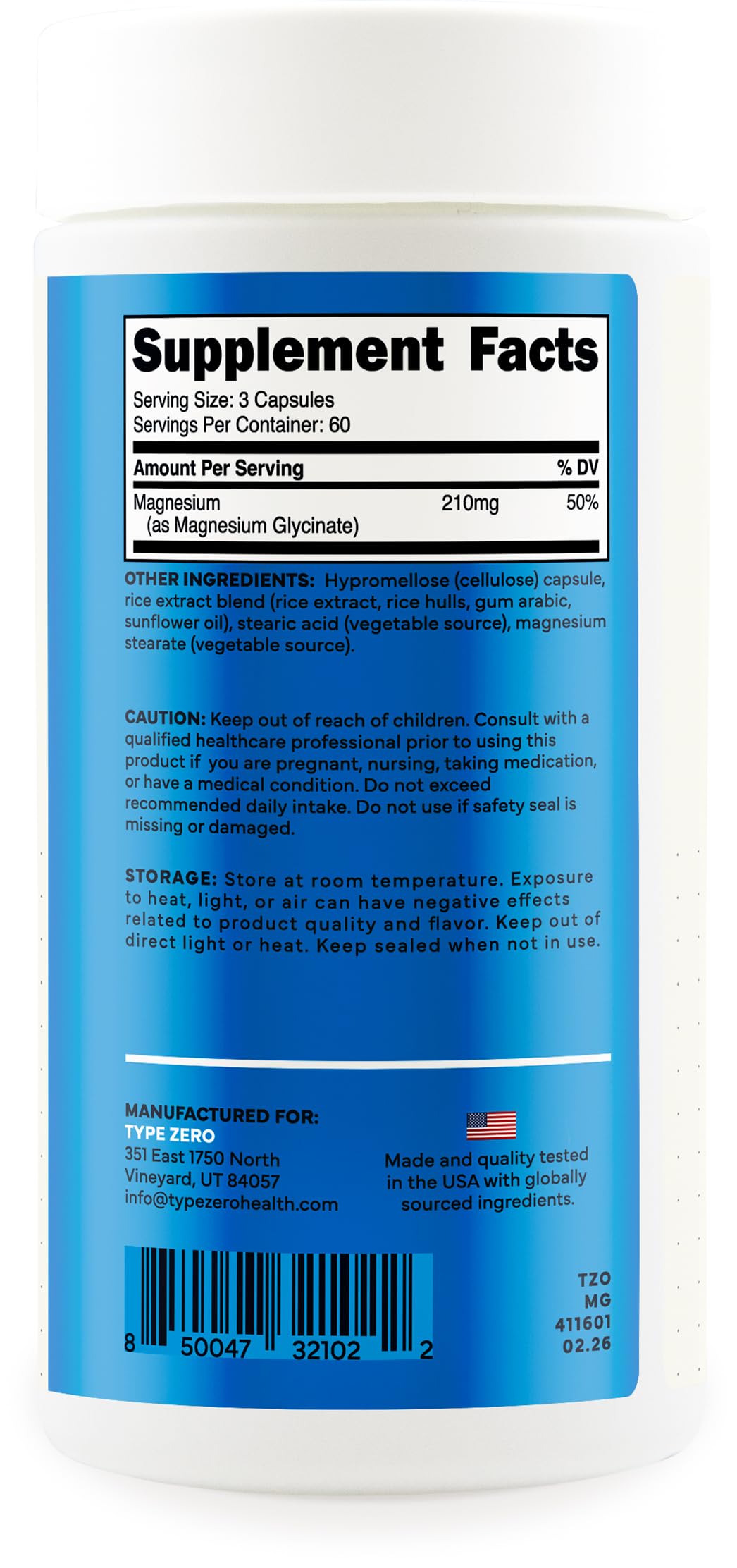 easy-to-swallow magnesium capsules