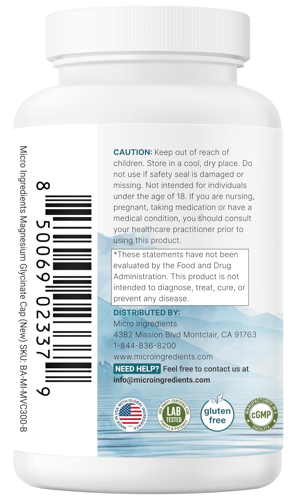 easy-to-swallow magnesium capsules
