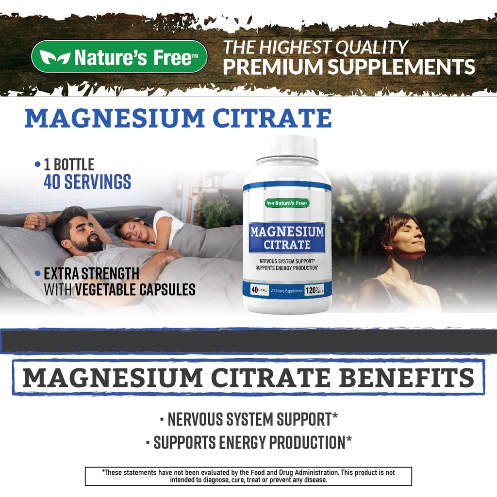 easy-to-swallow magnesium citrate formula