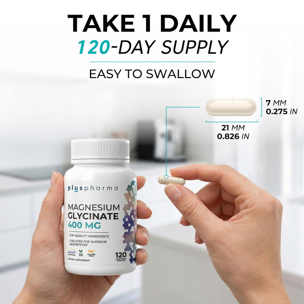 easy-to-swallow magnesium glycinate capsules