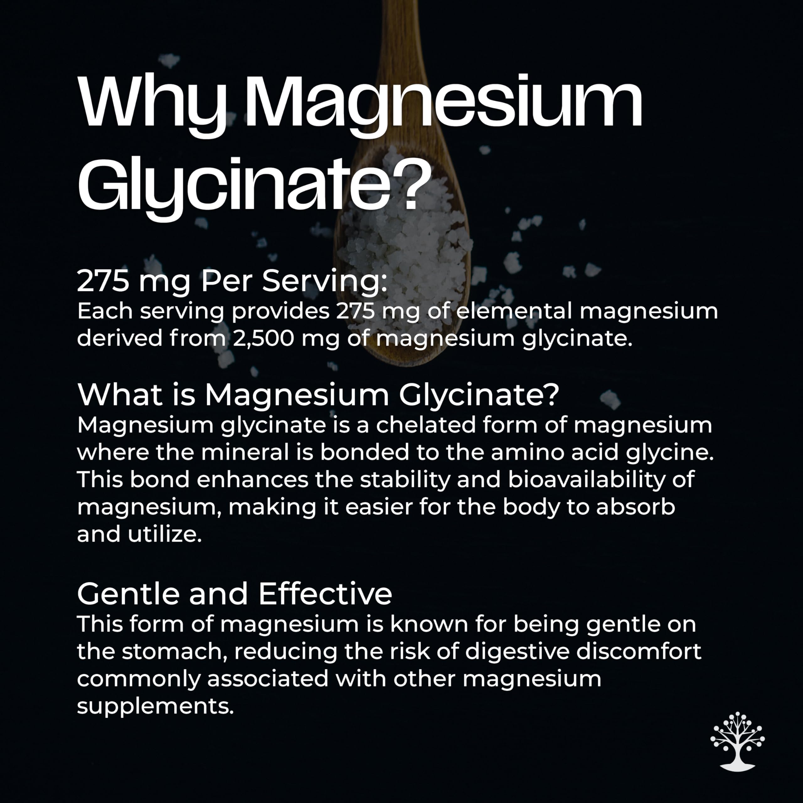 easy-to-swallow magnesium glycinate capsules