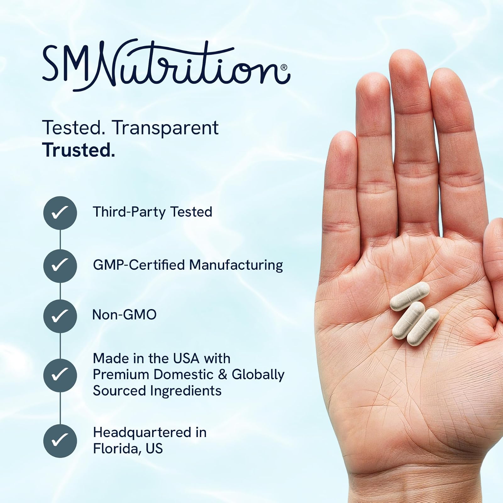 easy-to-swallow magnesium glycinate capsules