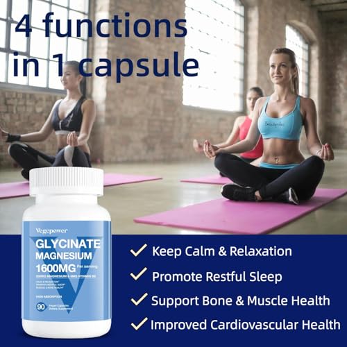 easy-to-swallow magnesium glycinate capsules