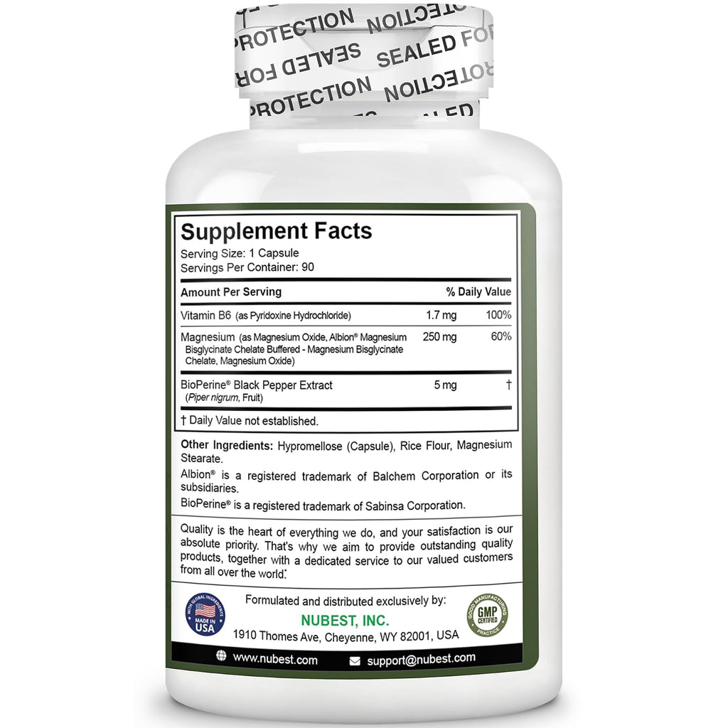 easy-to-swallow magnesium glycinate pills